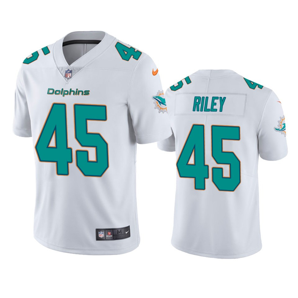 Duke Riley 45 Miami Dolphins White Vapor Limited Jersey - Bluefink