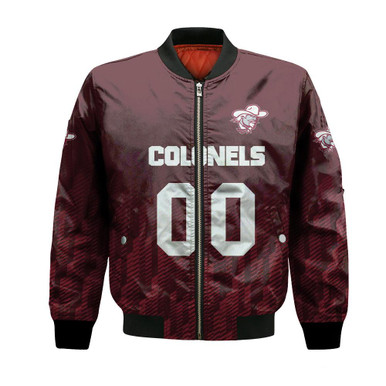 Eastern Kentucky Colonels Bomber Jacket Logo Sport Ombre - NCAA - Bluefink