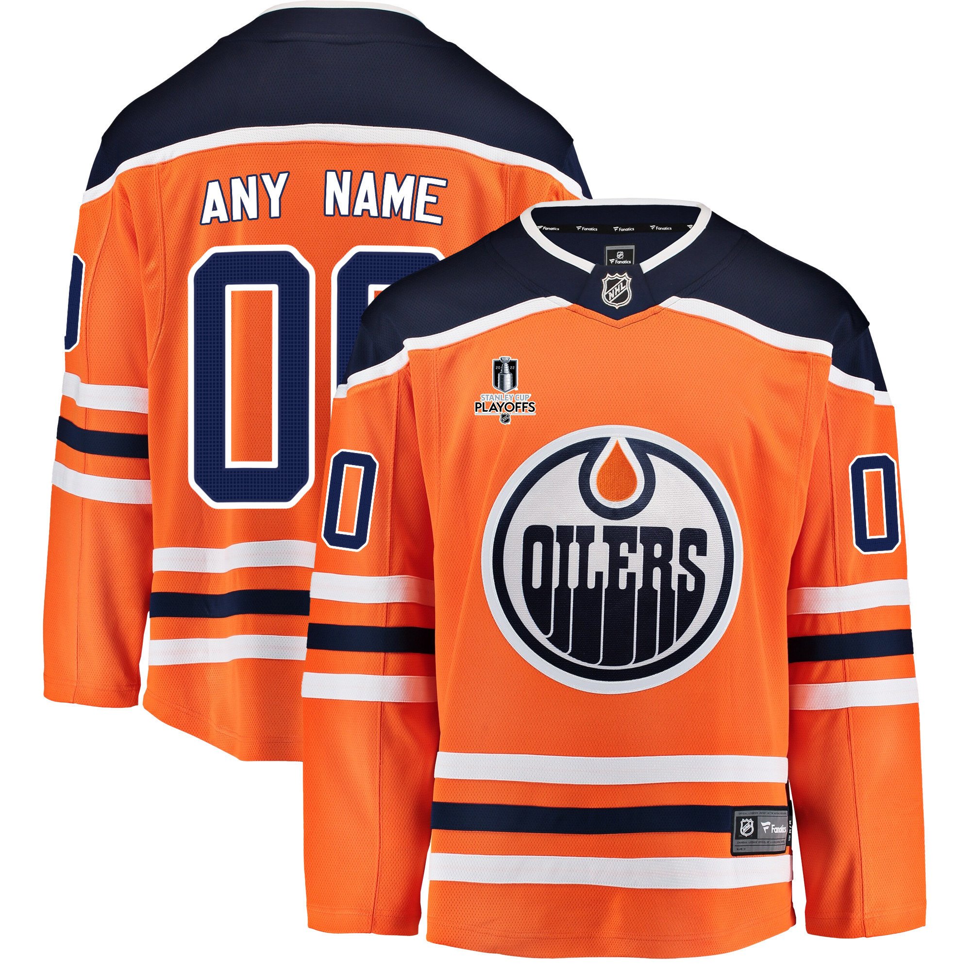 Edmonton Oilers Custom Home 2022 Stanley Cup Playoffs Breakaway Men ...