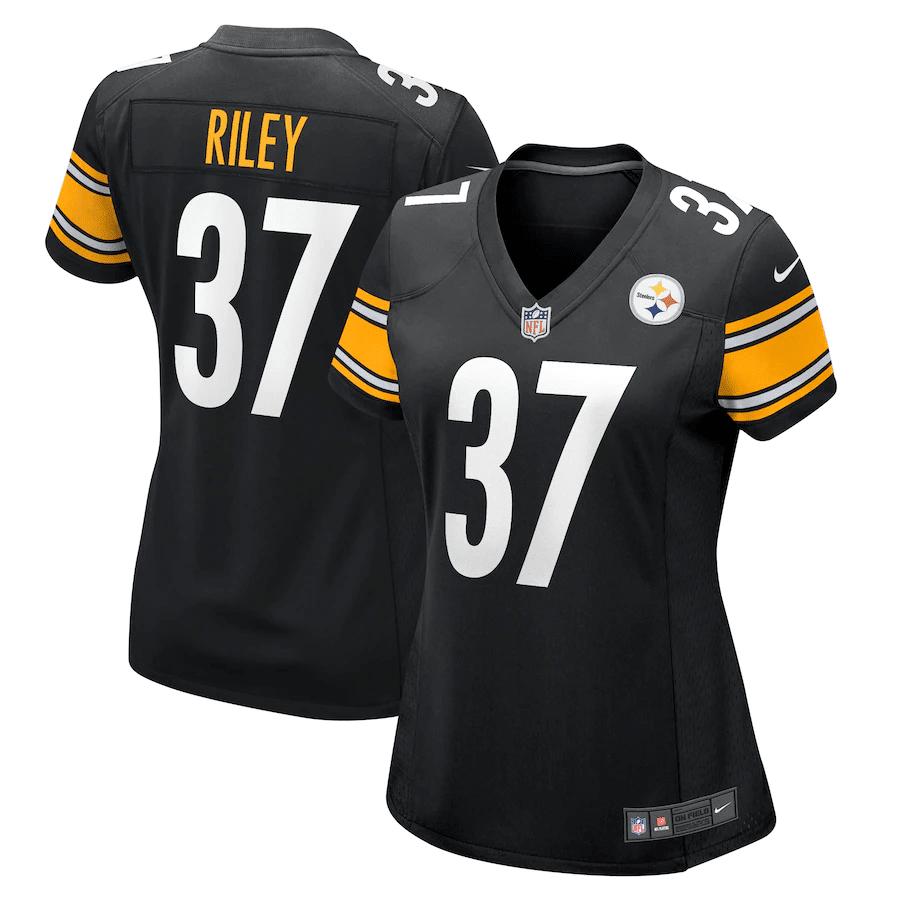 Elijah Riley Pittsburgh Steelers Women's Game Player Jersey - Black ...