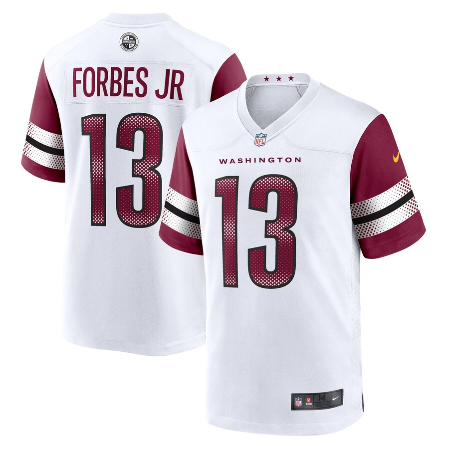 Emmanuel Forbes Jr. 13 Washington Commanders Away Game Jersey - White ...