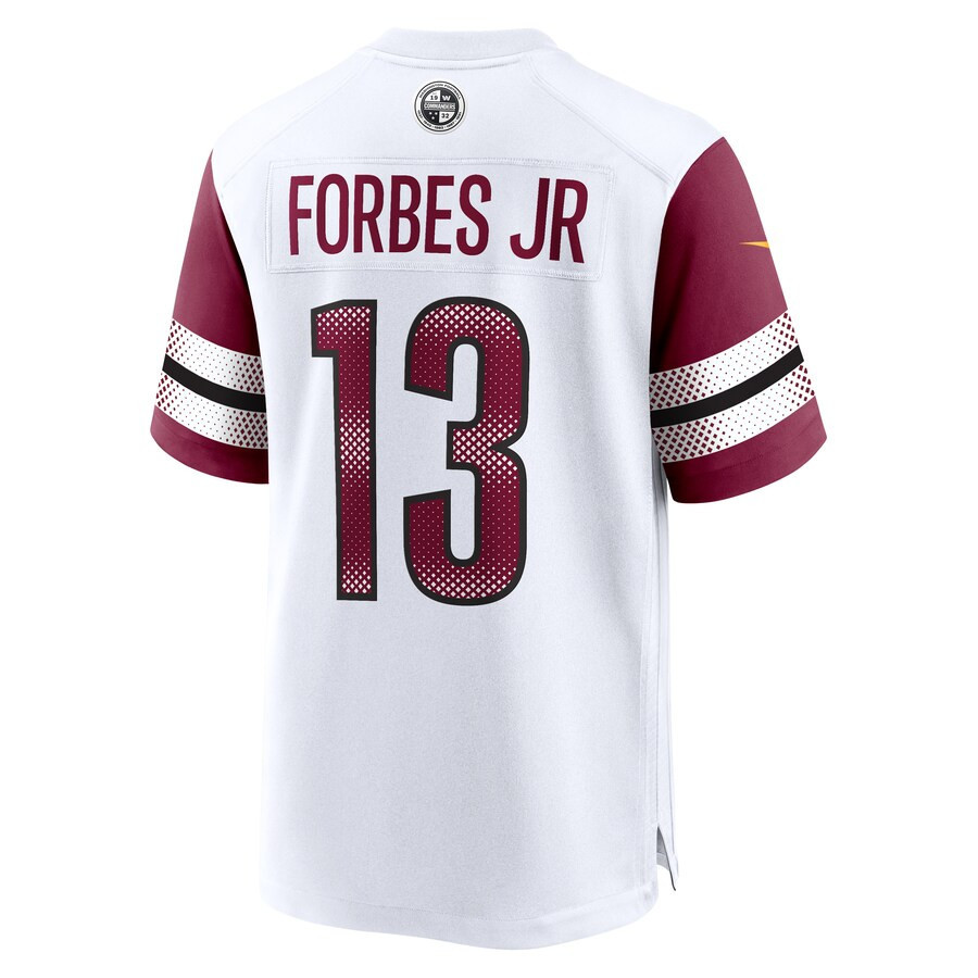 Emmanuel Forbes Jr. 13 Washington Commanders Away Game Jersey - White ...