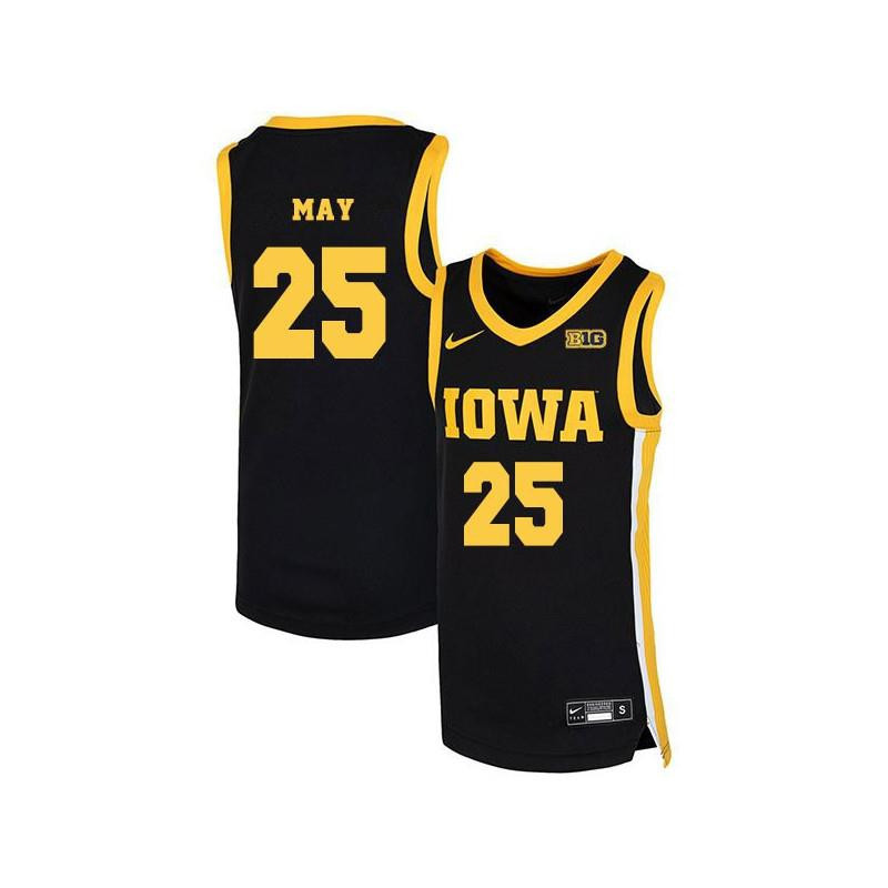 Eric May 25 Iowa Hawkeyes Elite Basketball Men Jersey - Black - Bluefink