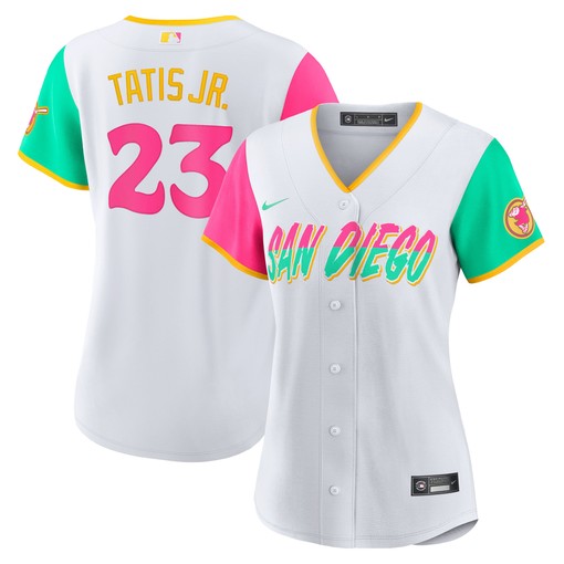 Fernando Tatis Jr. San Diego Padres Womens 2022 City Connect Replica ...