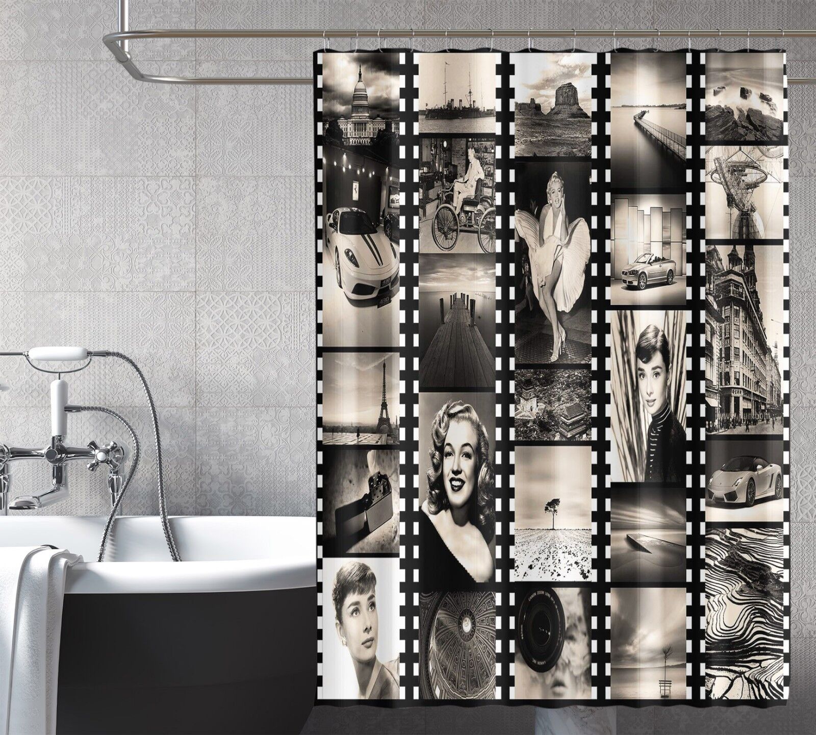 Flame Red Dragon Print Shower Curtain for a Bold and Mythical Bathroom ...