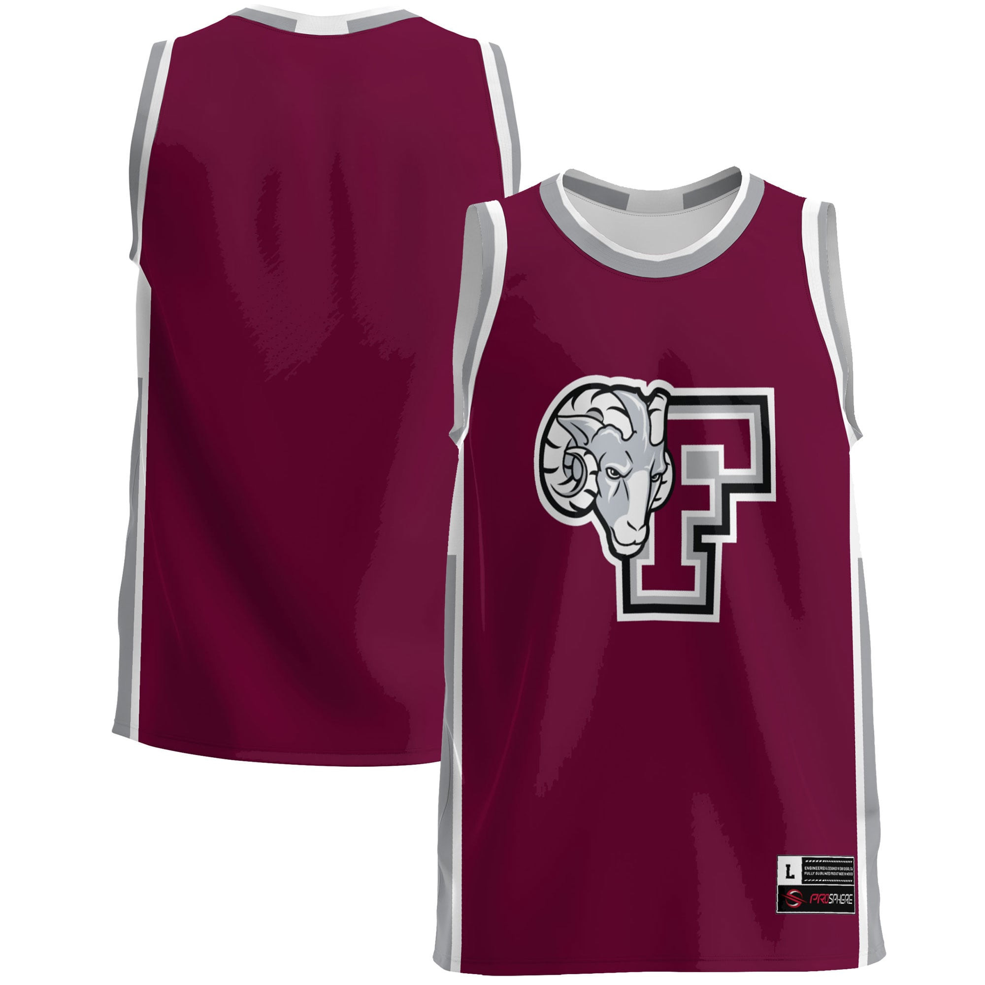 Fordham Rams Basketball Jersey - Maroon Ncaa - Bluefink