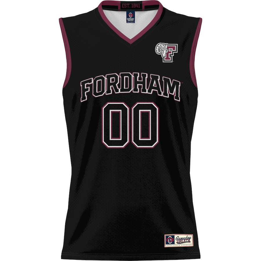 Fordham Rams NIL Men Basketball Custom Jersey - Black - Bluefink