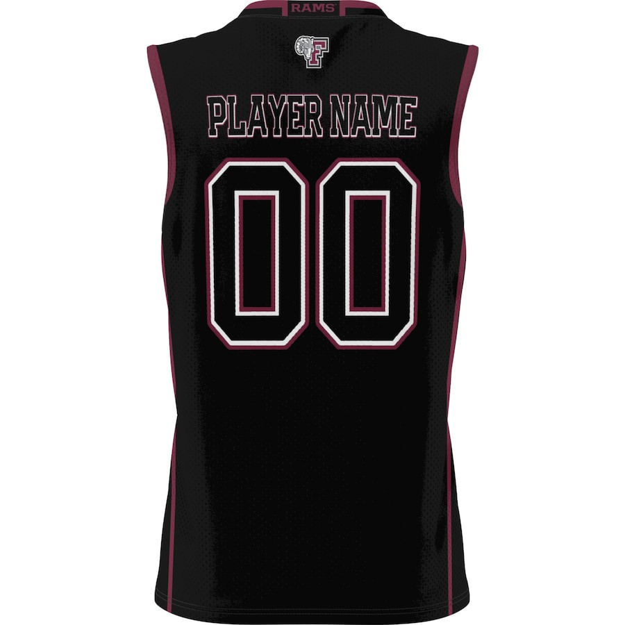 Fordham Rams NIL Men Basketball Custom Jersey - Black - Bluefink