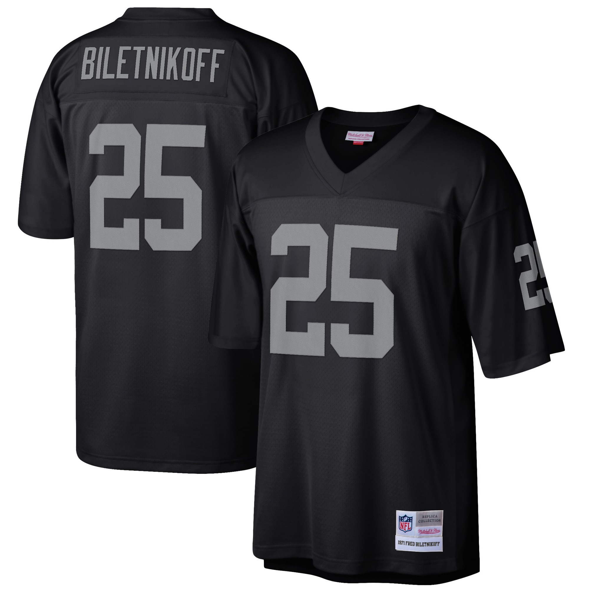 Fred Biletnikoff Las Vegas Raiders Mitchell & Ness Retired Player ...