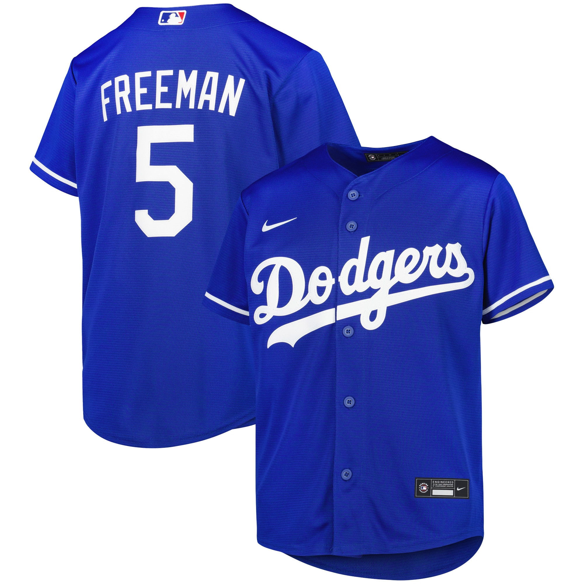 Freddie Freeman Los Angeles Dodgers Alternate Replica Player Jersey ...