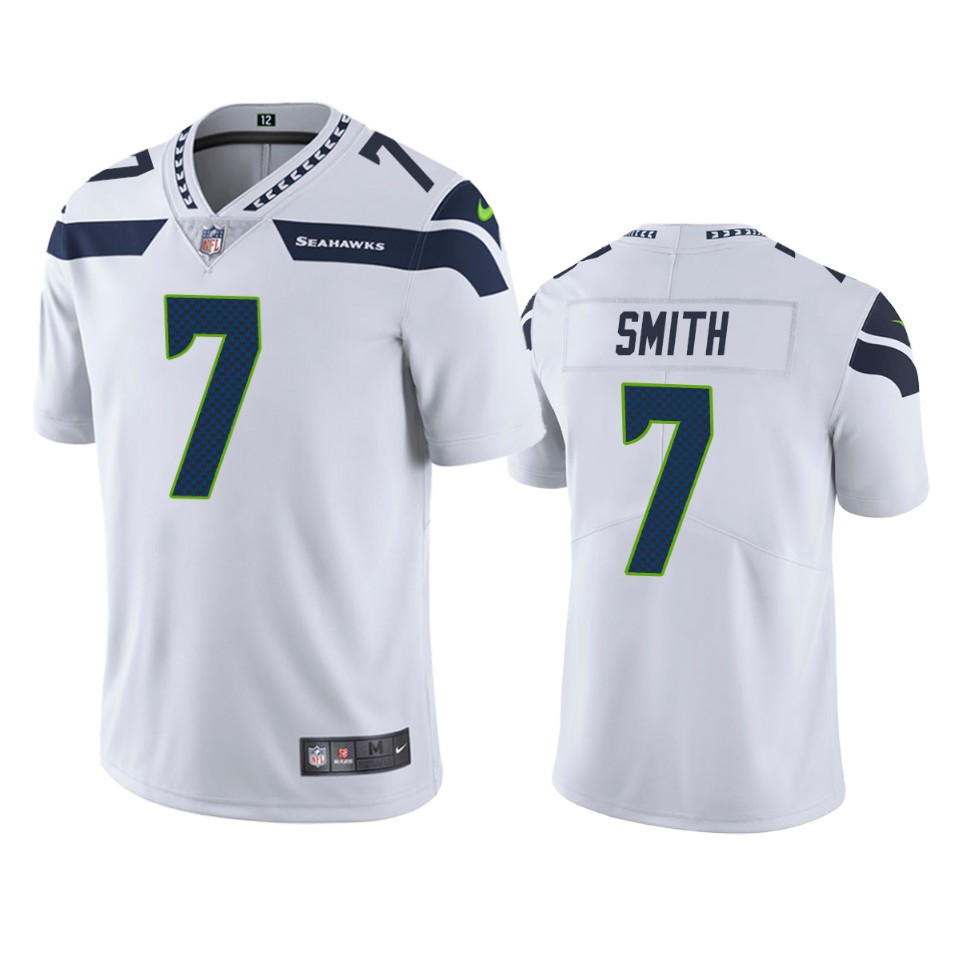 Geno Smith 7 Seattle Seahawks White Vapor Limited Jersey - Bluefink