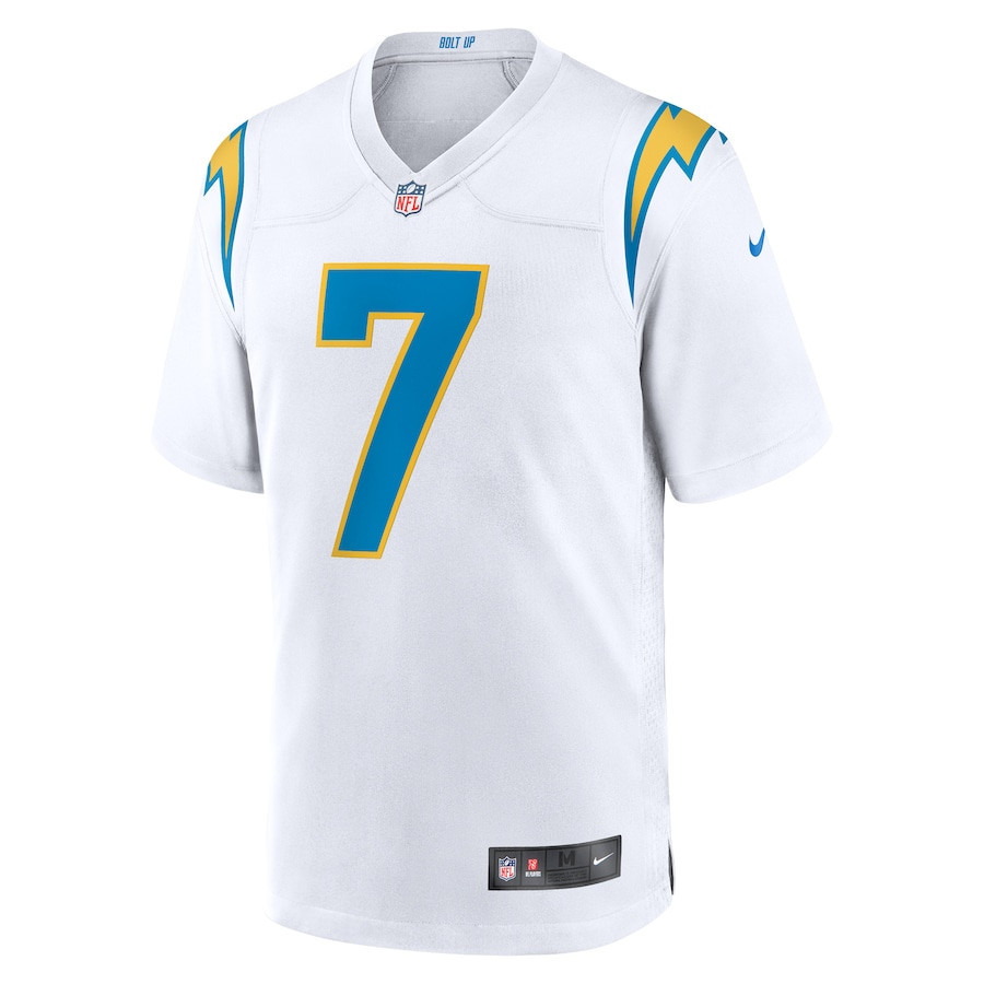 Gerald Everett Los Angeles Chargers Game Player Jersey - White - Bluefink