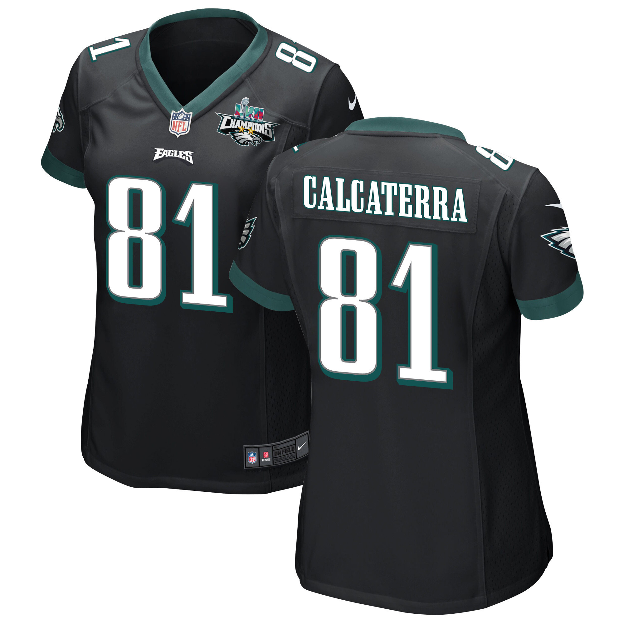 Grant Calcaterra 81 Philadelphia Eagles Super Bowl LVII Champions 2 ...