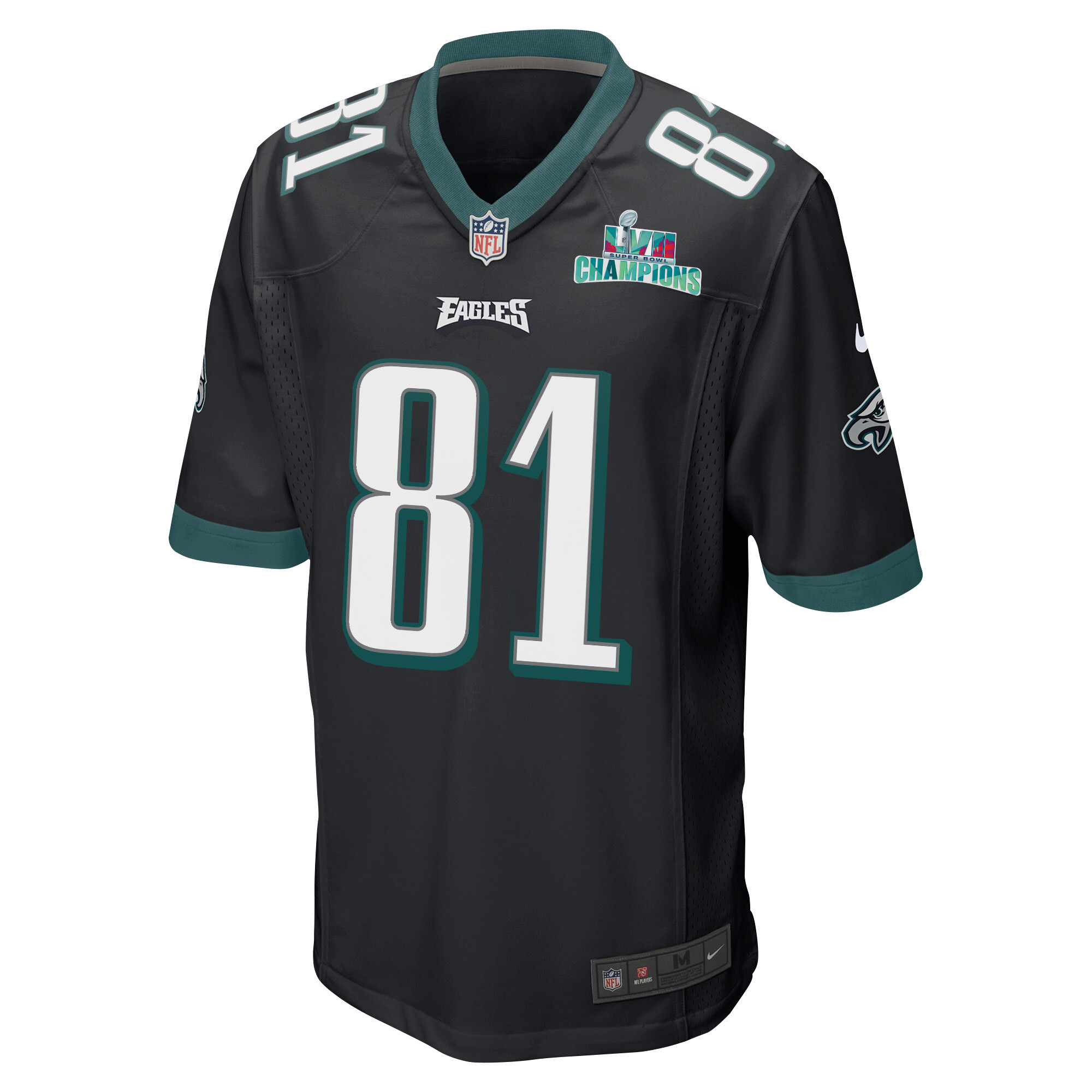 Grant Calcaterra 81 Philadelphia Eagles Super Bowl LVII Champions Men ...