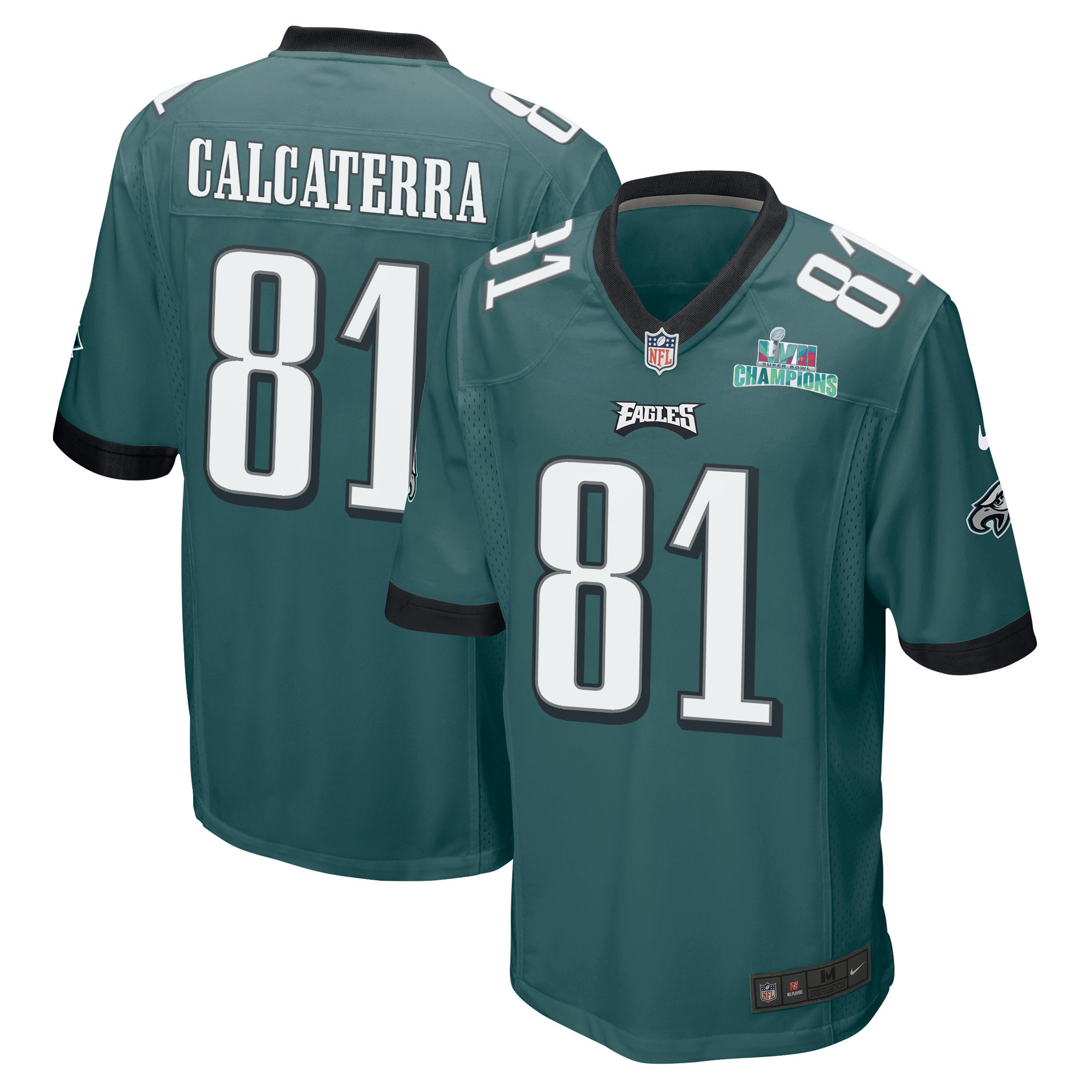 Grant Calcaterra 81 Philadelphia Eagles Super Bowl LVII Champions Men ...