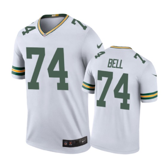 Green Bay Packers #74 Byron Bell Nike Color Rush White Jersey - Bluefink