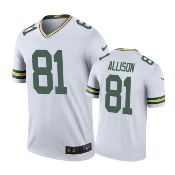 Green Bay Packers #81 Geronimo Allison Nike Color Rush White Jersey ...