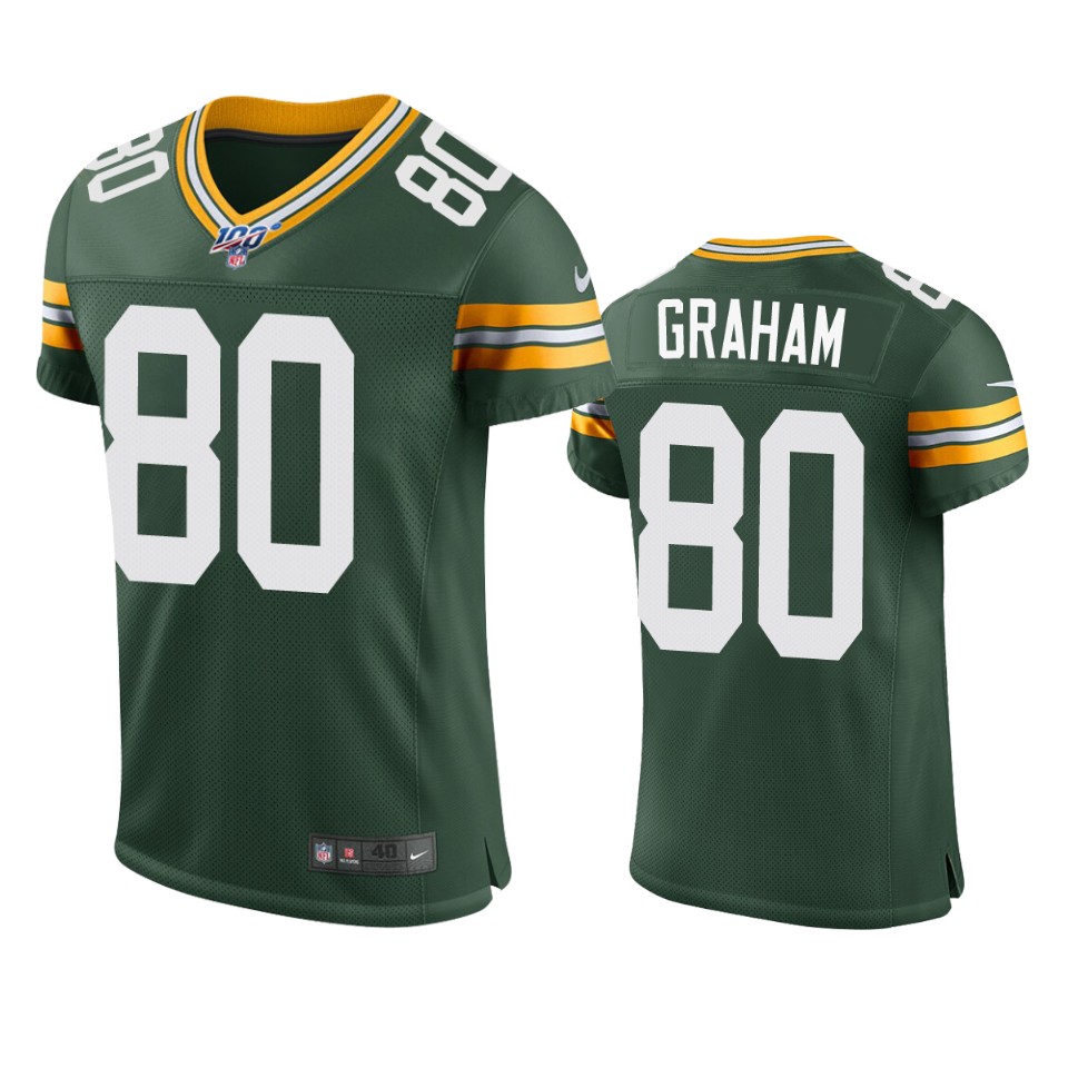 Green Bay Packers Jimmy Graham Green 100th Season Vapor Elite Jersey ...