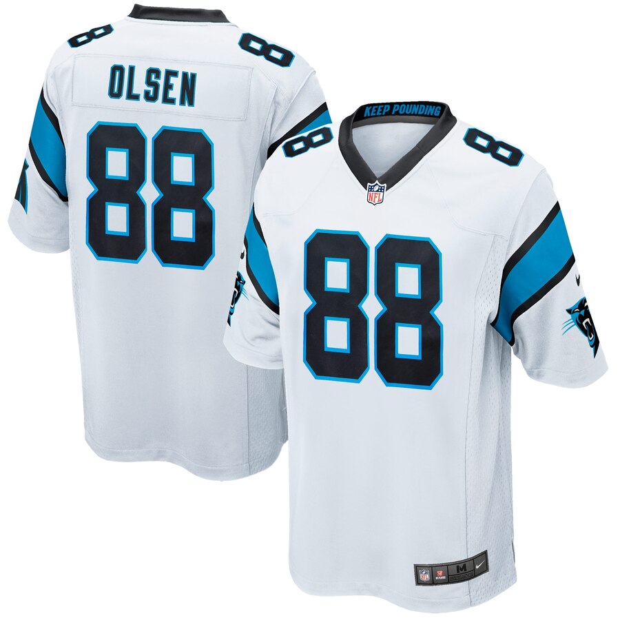 Greg Olsen Carolina Panthers Nike Youth Game Jersey - White - Bluefink