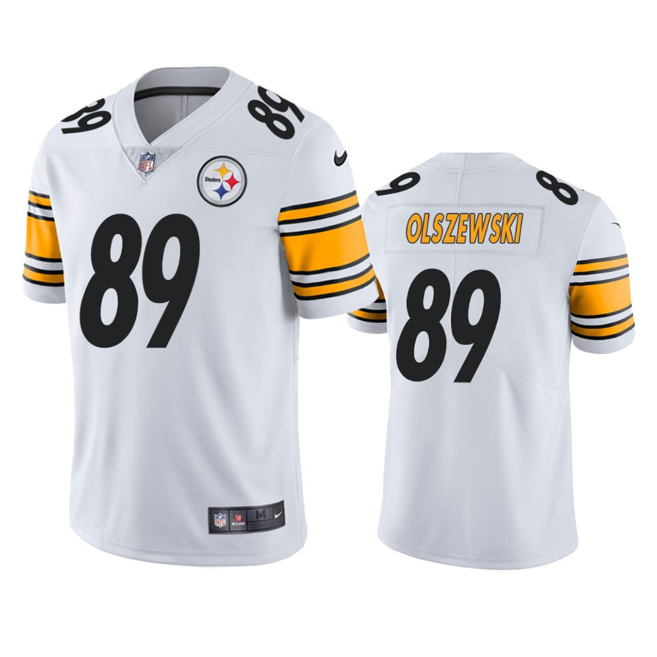 Gunner Olszewski 89 Pittsburgh Steelers White Vapor Limited Jersey ...