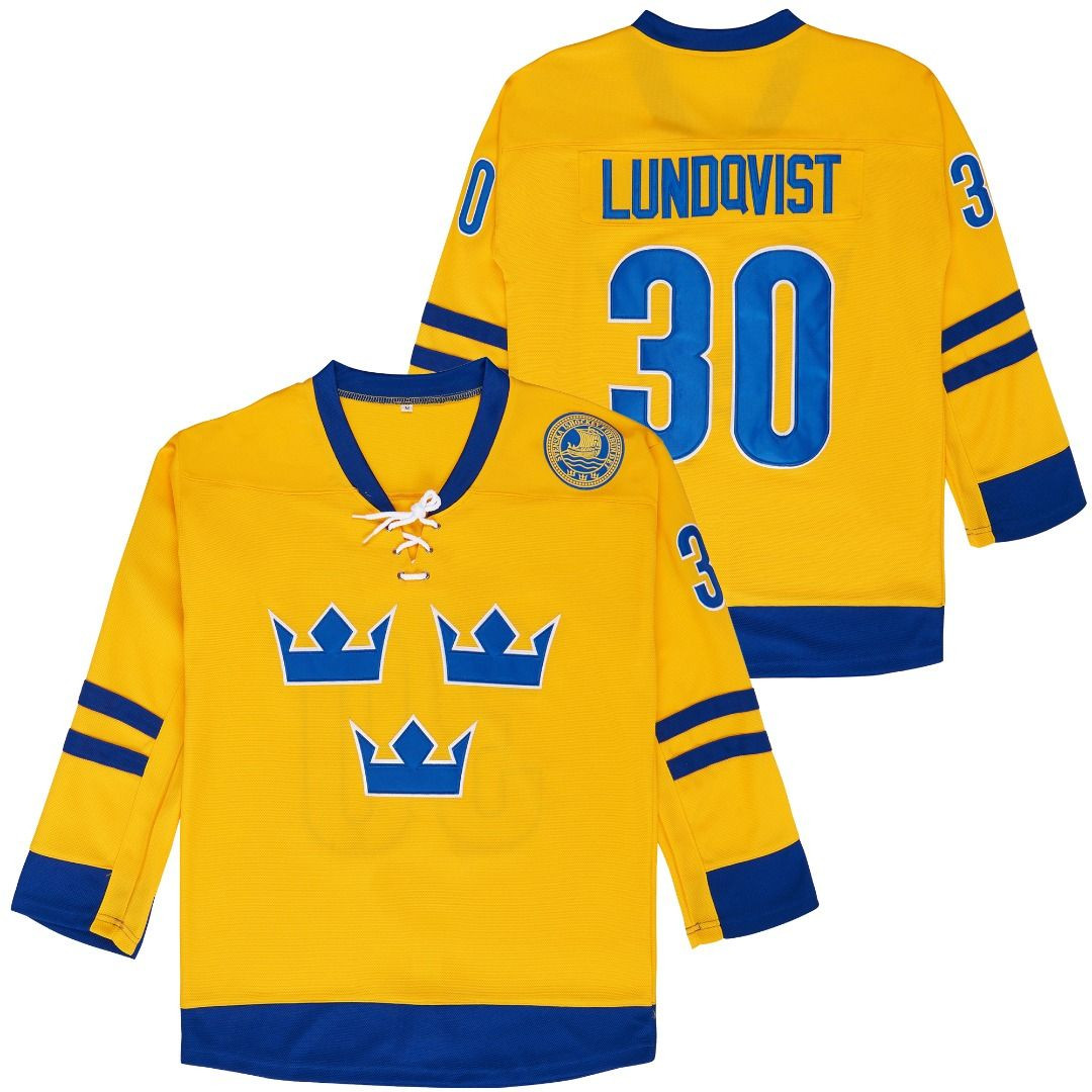 Henrik Lundquist #30 Nhl Ice Hockey Team Logo Sweden Team World Cup ...