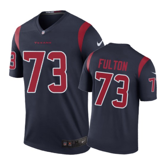 Houston Texans #73 Zach Fulton Nike Color Rush Navy Jersey - Bluefink