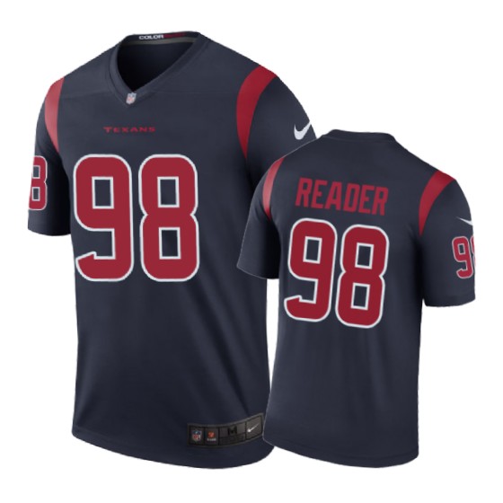 Houston Texans #98 D.j. Reader Nike Color Rush Navy Jersey - Bluefink