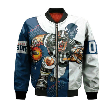 Howard Bison Bomber Jacket Football Go On - NCAA - Bluefink