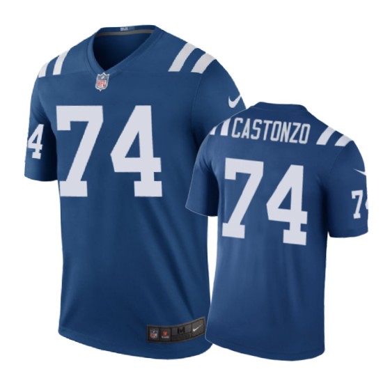Indianapolis Colts #74 Anthony Castonzo Nike Color Rush Royal Jersey ...