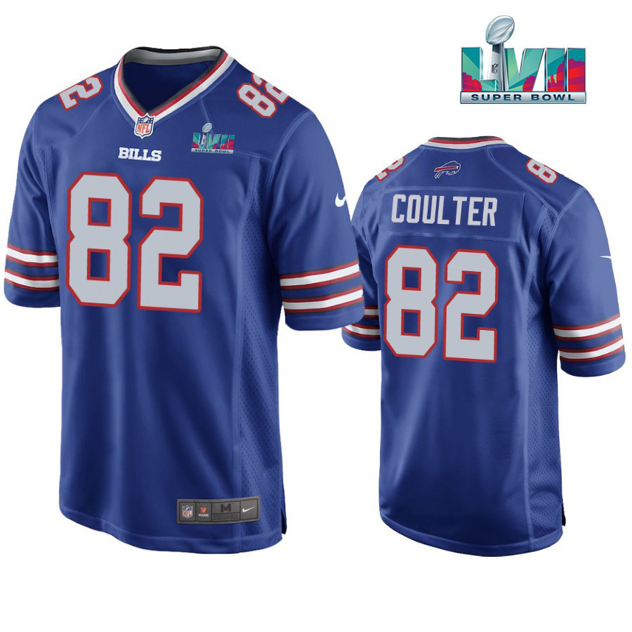Isaiah Coulter 82 Buffalo Bills Super Bowl LVII Logo Game Player Men ...