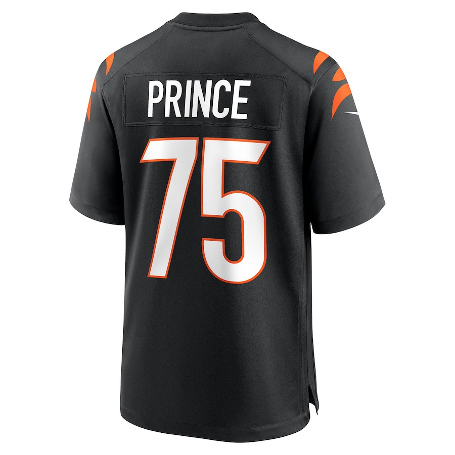Isaiah Prince 75 Cincinnati Bengals Game Player Jersey - Black - Bluefink