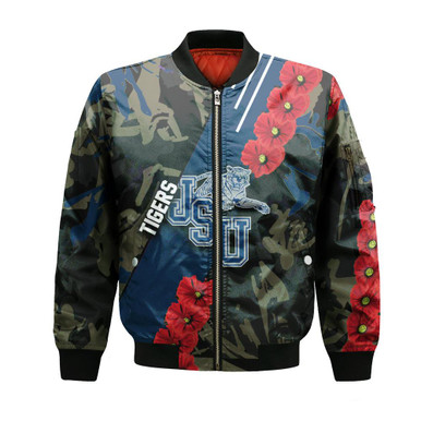 Jackson State Tigers Bomber Sport Style Keep Go on- NCAA - Bluefink