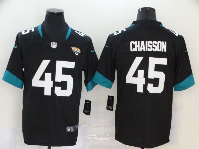 Jacksonville Jaguars Klavon Chaisson #45 Nfl 2020 Black Jersey - Bluefink