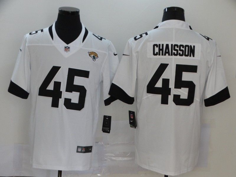 Jacksonville Jaguars Klavon Chaisson #45 Nfl 2020 White Jersey - Bluefink
