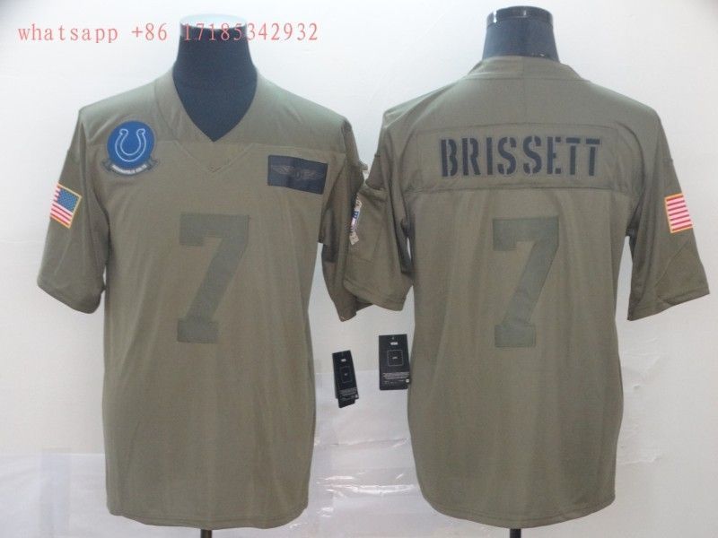 Jacoby Brissett #7 2020 Nfl Grey Jersey Jersey - Bluefink