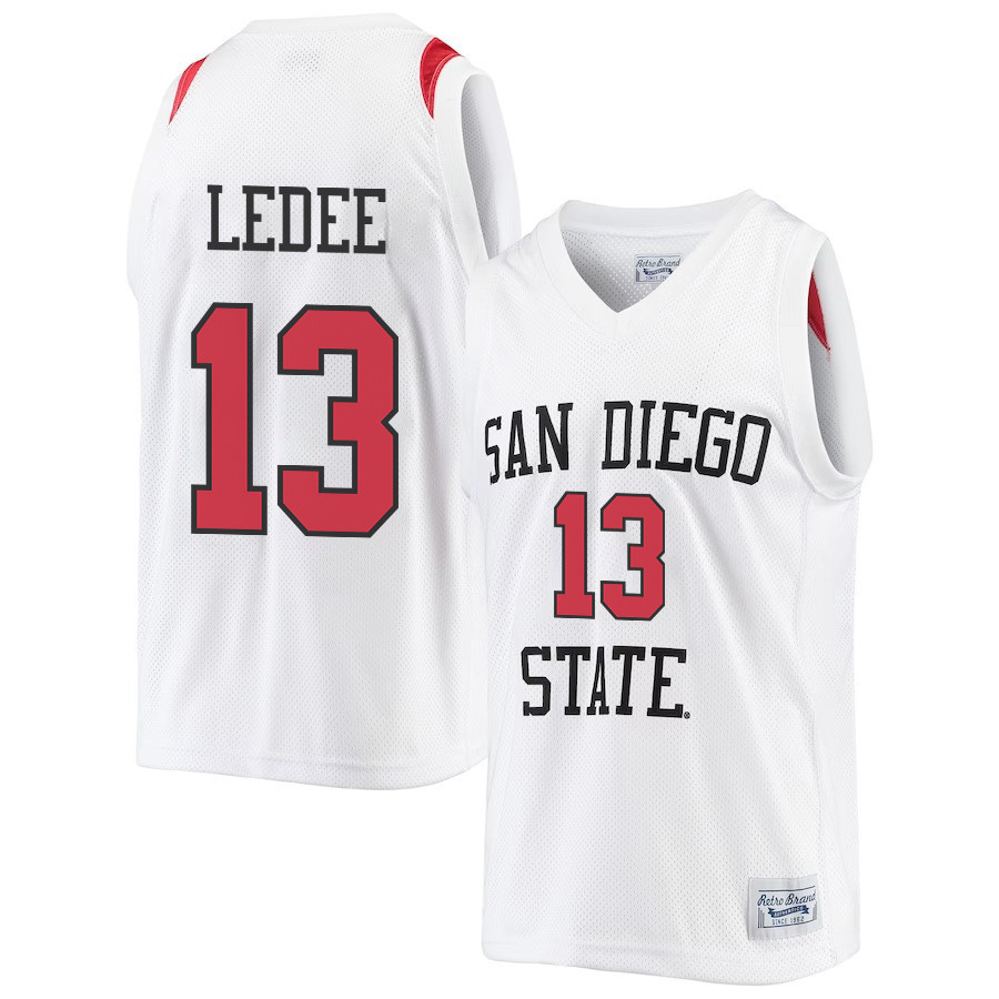 Jaedon LeDee 13 San Diego State Aztecs 2023 Basketball Jersey- Men ...