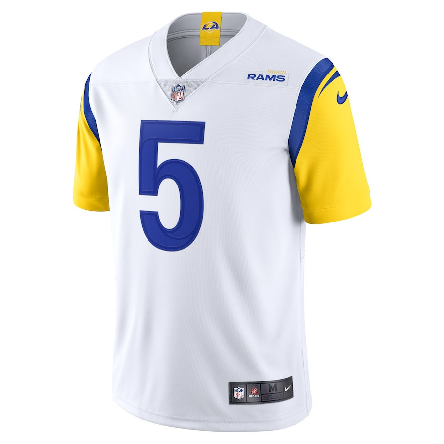 Jalen Ramsey Los Angeles Rams Alternate Vapor Limited Jersey - White ...