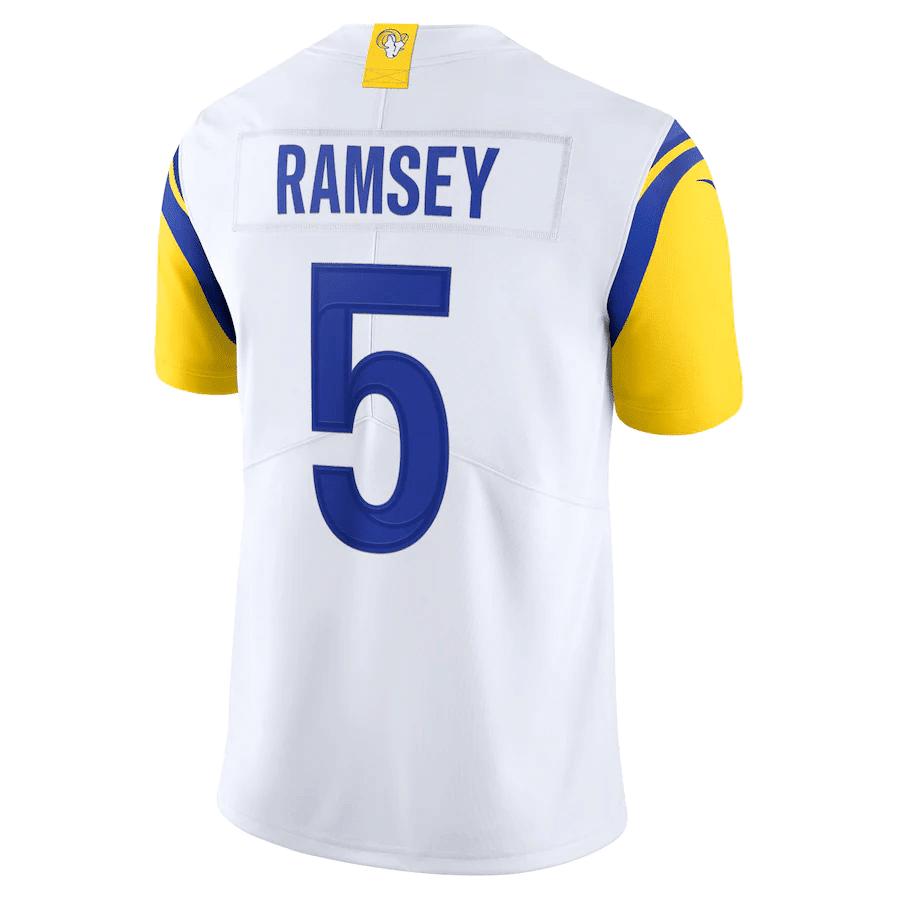 Jalen Ramsey Los Angeles Rams Alternate Vapor Limited Jersey - White ...