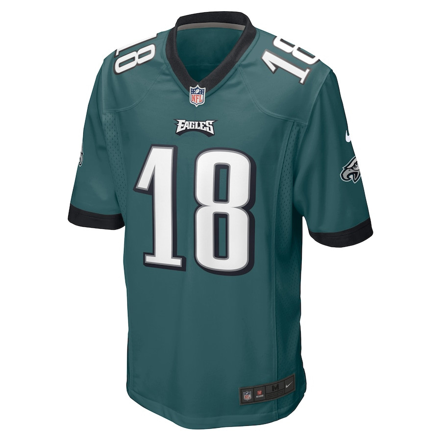 Jalen Reagor 18 Philadelphia Eagles Game Jersey - Midnight Green - Bluefink