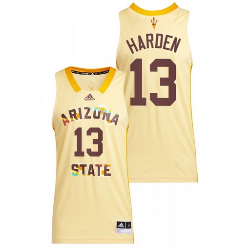 James Harden 13 Yellow Arizona State Sun Devils 2022 Basketball ...
