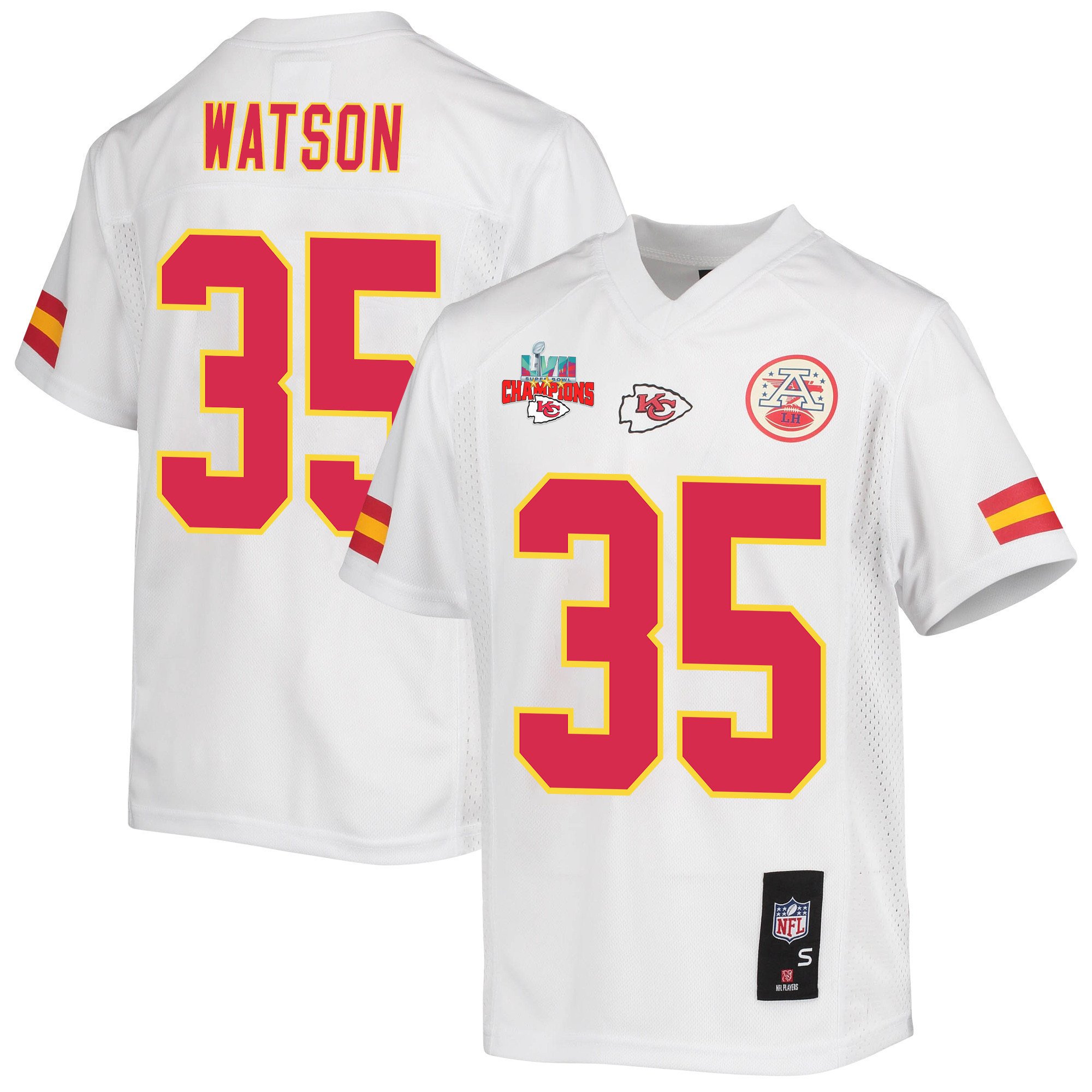 Jaylen Watson 35 Kansas City Chiefs Super Bowl LVII Champions 3 Stars ...