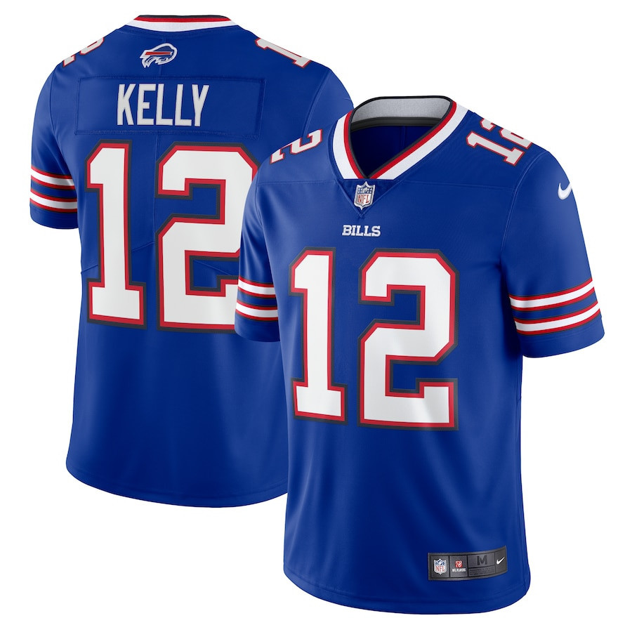Jim Kelly 12 Buffalo Bills '90s Throwback Retired Player Limited Jersey ...