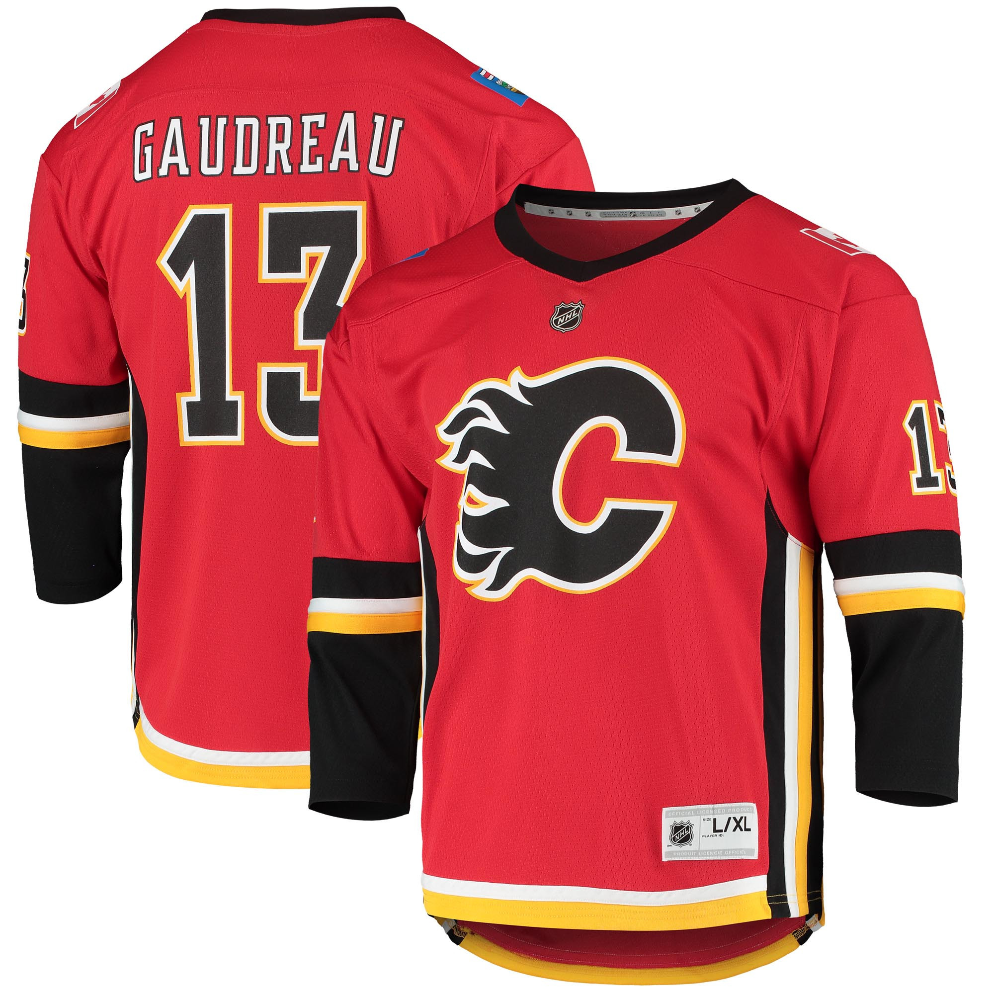 Johnny Gaudreau Calgary Flames 2020/21 Alternate Replica Player Jersey ...