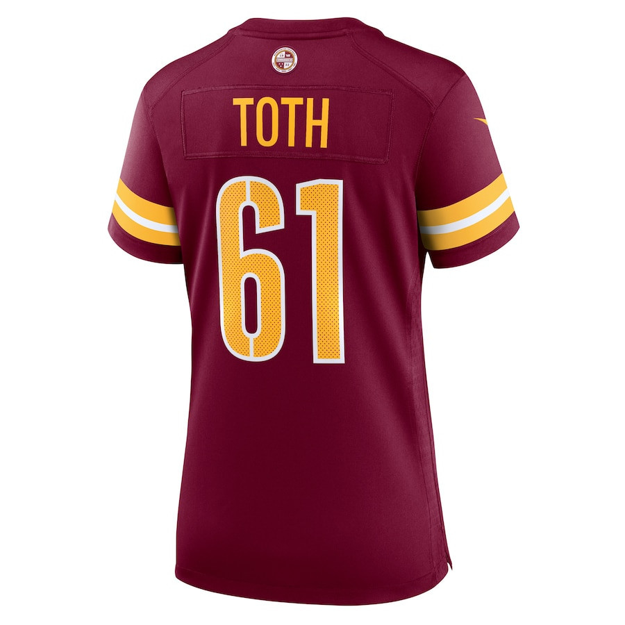Jon Toth Washington Commanders Women's Game Player Jersey - Burgundy ...
