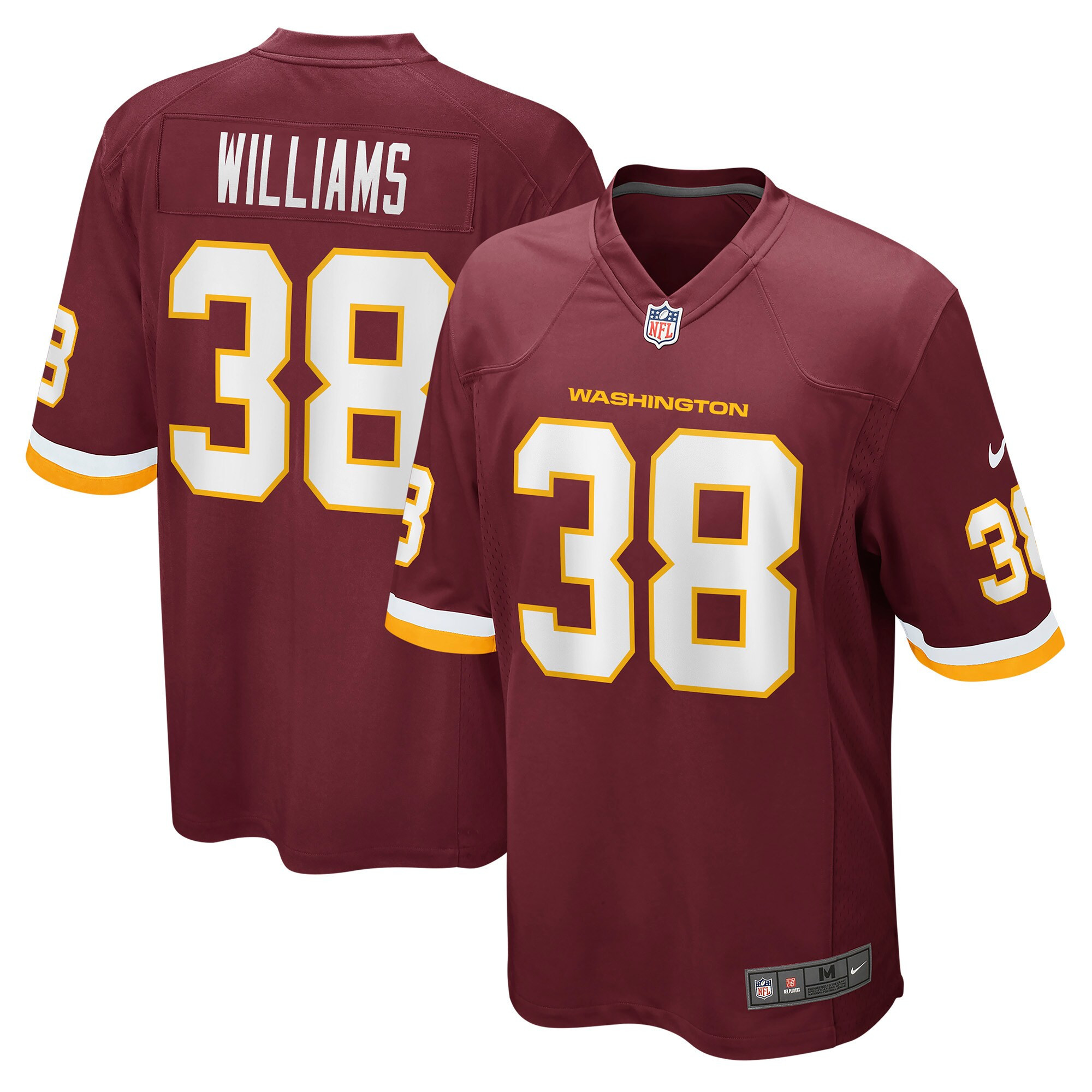 Jonathan Williams Washington Football Team Game Jersey - Burgundy Nfl ...