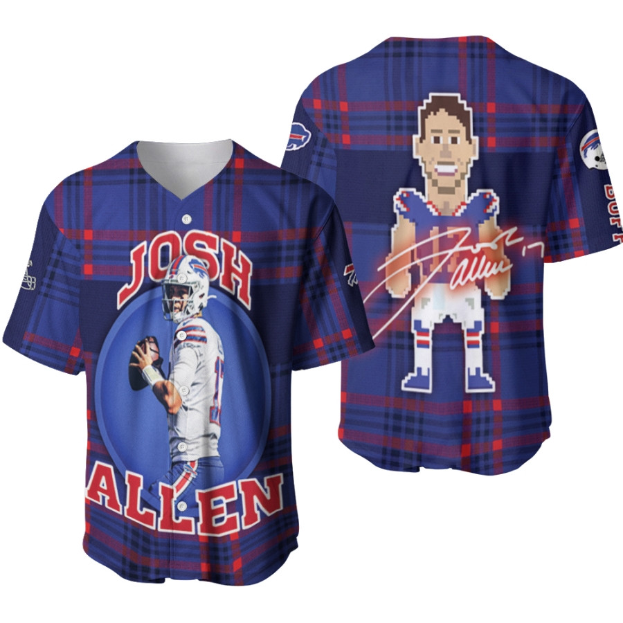 Josh Allen 17 The Best Quarterback Player Nfl Buffalo Bills Signature ...