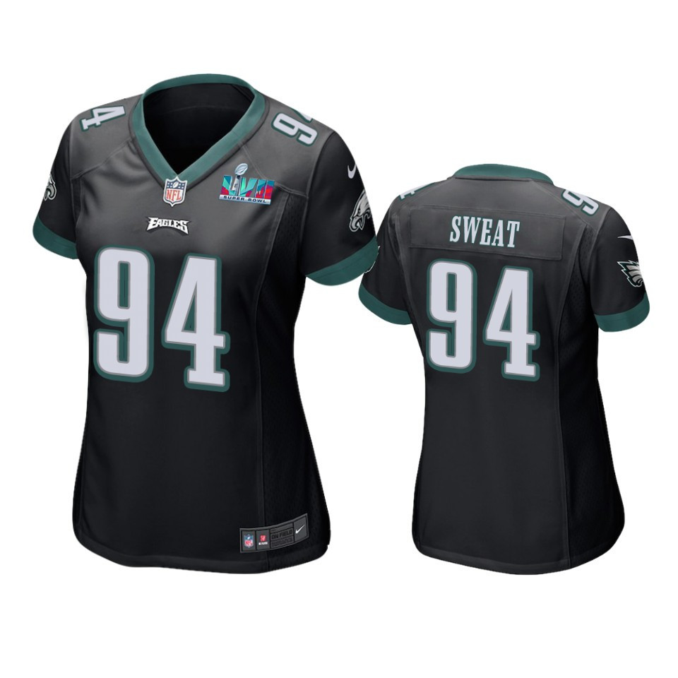 Josh Sweat 94 Philadelphia Eagles Super Bowl LVII Black Game Jersey ...