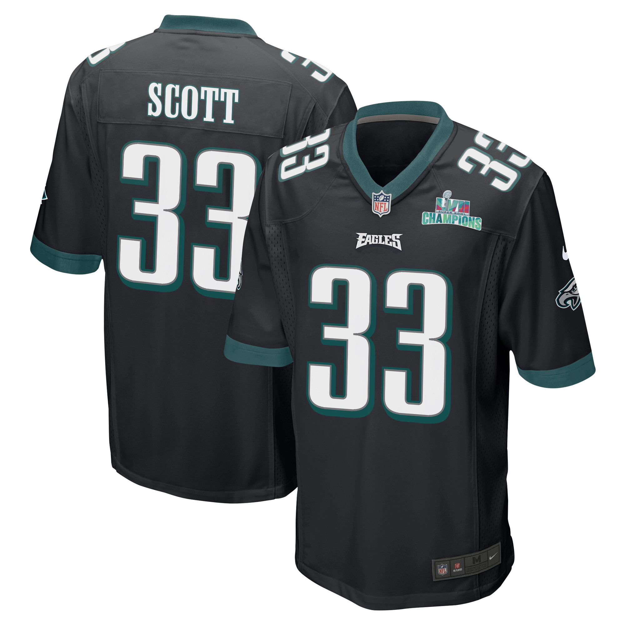 Josiah Scott 33 Philadelphia Eagles Super Bowl LVII Champions Men Game ...