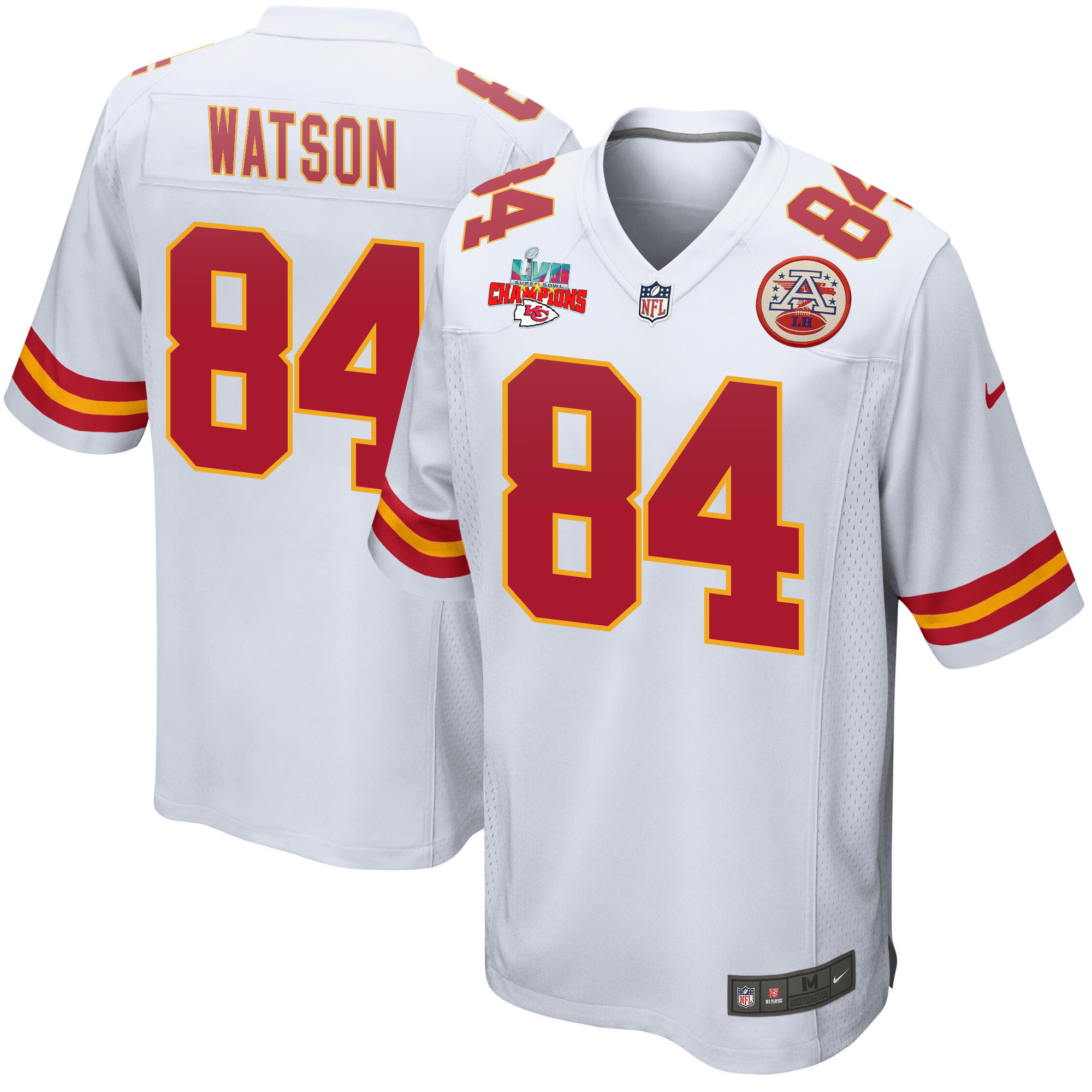 Justin Watson 84 Kansas City Chiefs Super Bowl LVII Champions 3 Stars ...