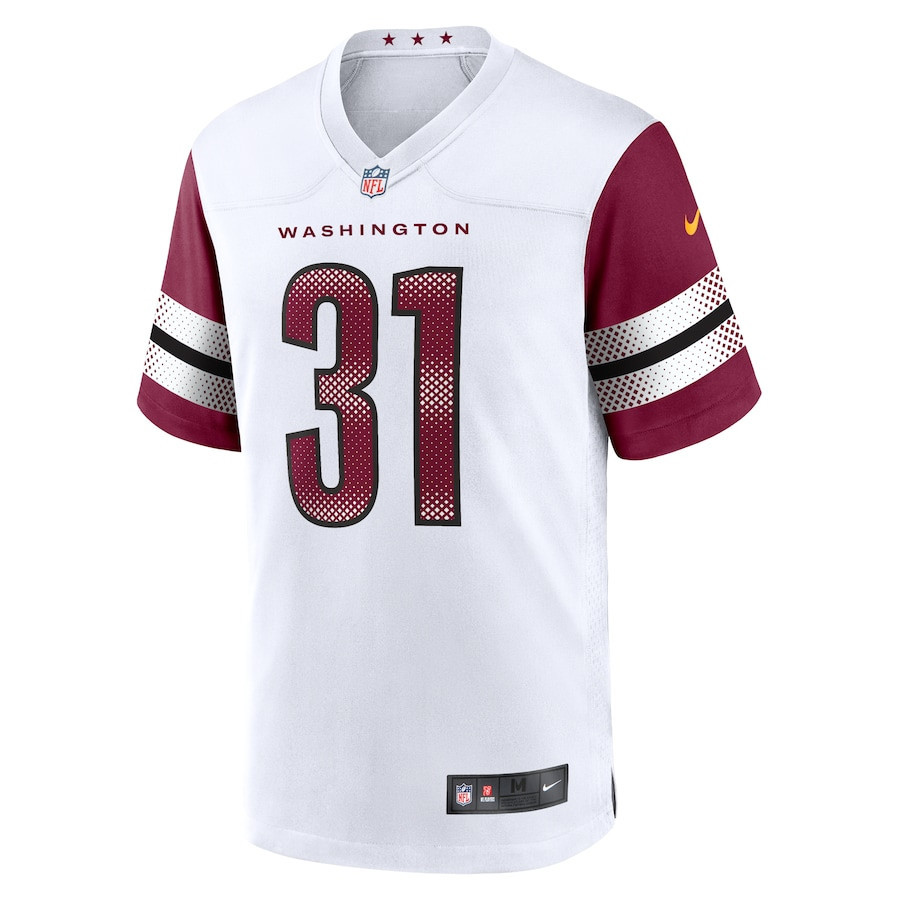 Kamren Curl 31 Washington Commanders Game Jersey - White - Bluefink